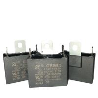China CBB61 450V 2.5UF AC Run Motor Capacitor Table Fan Capacitor 10000 Hours Self-Healing for sale