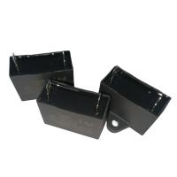 China Air Conditioner CBB61 Fan Capacitor 450V 2.5mfd Plastic Triangle With Location Hole for sale