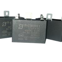 China CBB61 AC Starting Film Capacitor B-Calss Single Phase Capacitor 450V 12UF Straight Lug for sale