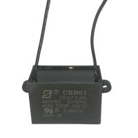 China 10mfd 450V Ceiling Fan Capacitor CBB61 Max Temp 105℃ With Self-Healing for sale