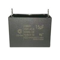 China Cbb61 Air Conditioner Fan Capacitor 450V 15mfd UL810 Two Quick-Connect Terminals for sale