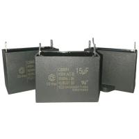 China Cbb61 Air Conditioner Fan Capacitor 450V 15mfd UL810 Two Quick-Connect Terminals for sale