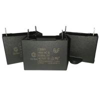 China 450V 6.0mfd CBB61 Two Quick-Connect Terminals Air Conditioner Fan Capacitor for sale