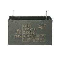 China CBB61 450V 4.0UF Celling Fan Capacitor Motor run Capacitor 40 / 85 / 21  B-Class for sale