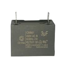 China CBB61 Fan Air Conditioning Start Capacitor 450V 3.0UF Motor Fan Run Capacitor 10000 hours for sale
