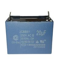 China CBB61 Sh Fan Motor Capacitor Table Fan Capacitor 250V 20UF S3 50 / 60HZ front lug for sale