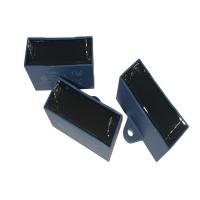 China CBB61 250V 12mfd S3 Air Conditioner Fan Capacitor With Plastic Triangle With Location Hole for sale
