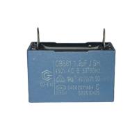 China Fan Capacitor CBB61 450V 1.2UF Ceilling Fan Capacitor Self-Healing B-Class Blue RoHS for sale
