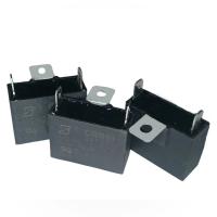 China CBB61 370V 3.0UF AC Starting Fan Capacitors 250 Terminal Max Temp 70 ℃ Bend Cutting Lug for sale