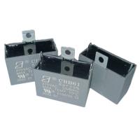 China CBB61 370V 8.0UF Fan Capacitor 187 Terminal Motor Run Capacitor Max Temp 70 ℃ RoHS for sale