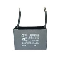 China CBB61 450V 2.2mfd Air Conditioner Fan Capacitor With 25~30 Line Length for sale