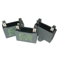 China CBB61 450V 4.0mfd S3 Industrial Fan Capacitor With Four 187 Quick Connect Terminals for sale