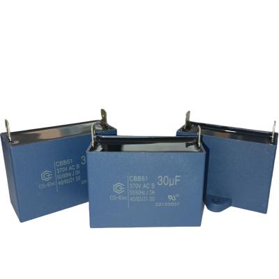 China Film capacitor CBB61 Fan Capacitor B-Class 250V 30UF 10000 Hours 50 / 60HZ for sale