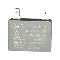 China CBB61 250V 6.0UF S3 Fan Explosion Proof Capacitor Self-Cealing B-Class RoHS for sale