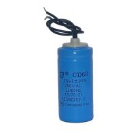 China AC Motor Capacitor  Water Pump CD60 Run Start Capacitor 75Uf 250V for sale