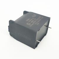 China CBB61 450V 6UF Air Conditioner Fan Capacitor Home AC Capacitor 4 pins Black Epoxy for sale