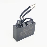 China CBB61 450V 0.8mfd Air Conditioner Fan Capacitor With 100 Line Length for sale