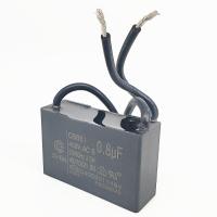 China CBB61 450V 0.8mfd Air Conditioner Fan Capacitor With 100 Line Length for sale
