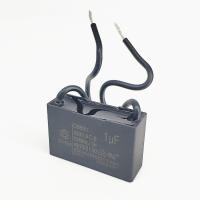 China CBB61 Air Conditioner Fan Capacitor 450V 1.0mfd 100 Line Length Self-Healing for sale