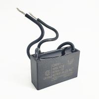China CBB61 Air Conditioner Fan Capacitor 450V 1.0mfd 100 Line Length Self-Healing for sale