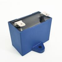 China CBB61 500V 6.0mfd Cooker Hood Capacitor With Bend Quick Connector for sale