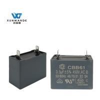 China CBB61 450V 3.5UF Terminal Type Capacitor Self Healing Ac Motor Start Capacitor for sale