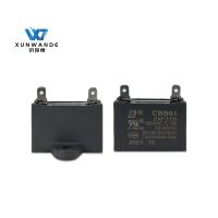 China CBB61 Motor Fan Capacitor 450V 2.0UF Celling Fan Capacitor Two Quick-Connect Terminals for sale