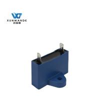 China CBB61 450V 1.0UF Air Conditioner Fan Capacitor Blue RoHs B-Class S3 Film Capacitor for sale