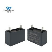 China CBB61 Central Air Conditioner Fan Capacitor 450V 2.2UF 187 Terminal Self Healing 10000 Hours for sale