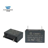 China CBB61 Air Conditioner Run Capacitor 450V 2.0UF  B-Class Self healing 50 / 60HZ for sale