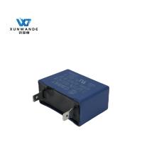 China Air Conditioner Capacitor CBB61 450V 2.5uf AC start Capacitor Blue ROHS 187 Terminal for sale