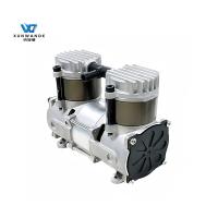 China 85W 1.4 Bar 2 Holes Oil Free Vacuum Pump Mini Silent Portable for sale