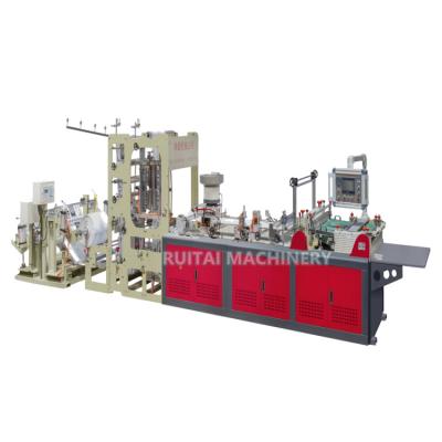 China Zipper attachment bag making machine with Automatic slider insertion system for sale