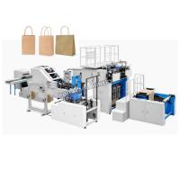 China Fully Automatic Roll Fed Twisted Handle Paper Bag Machine for sale