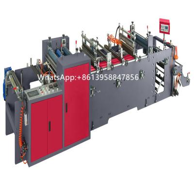 China Pre-Opened Polybags Fan Folded In Box Making Machine for sale