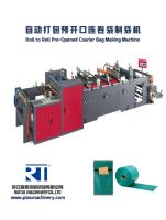 China Pre-Opened Auto Bags Making Machine for sale