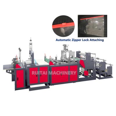 China Automatic High Frequency PVC Zipper Bag Making Machine for sale