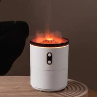 China Volcanic Jellyfish Humidifier 450ml USB Portable with Dual Spray Modes and Timer Function for Home Office Use for sale