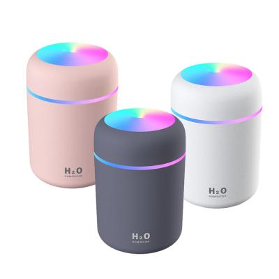 China XW107 300ml Portable Ultrasonic Car Humidifier & Diffuser with Sanitizing Function 7.8×7.8×12cm for sale