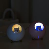 China Homefish OEM Mini USB Humidifier 220ml Water Tank with 7-Color LED Light & 8-Hour Runtime for sale
