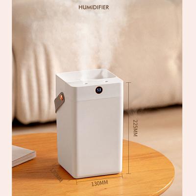 China HOMEFISH 3L Desktop Ultrasonic Humidifier Dual Spray USB Powered for Office for sale