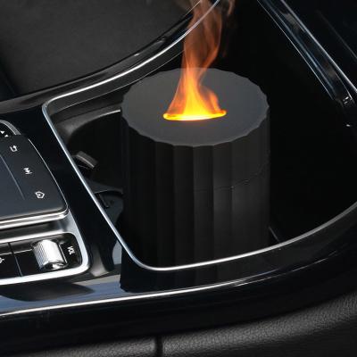 China HOMEFISH 100ml Flame Car Diffuser Humidifier Portable Aroma Diffuser Type-C USB for sale