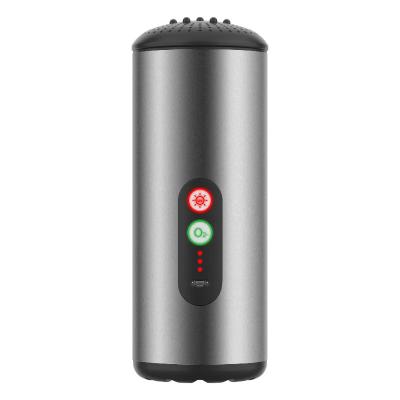 China HC-Q2 Portable Car Air Purifier with UVC Sterilization 2000mAh Battery ≤35dB Low Noise for sale