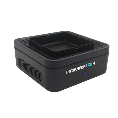 China HEPA Filter Air Purifier Ashtray with 4000mAh Battery and 8 Million Negative Ions for Indoor Air Purification for sale
