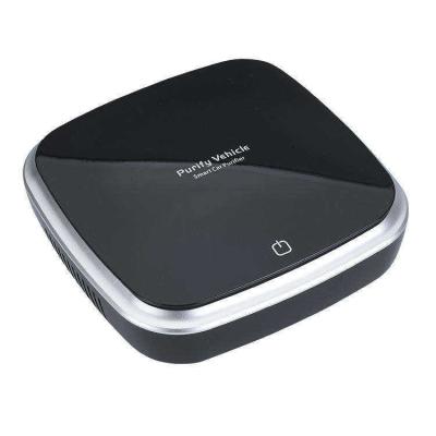 China Portable Smart Touch Car Air Purifier with HEPA Filter 35m³/H Capacity 165×165×47mm Compact Design for sale