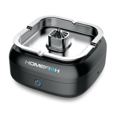 China Homefish ODM 4000mAh Battery Ashtray Air Purifier with 8 Million Negative Ions and 2-Speed Control for sale