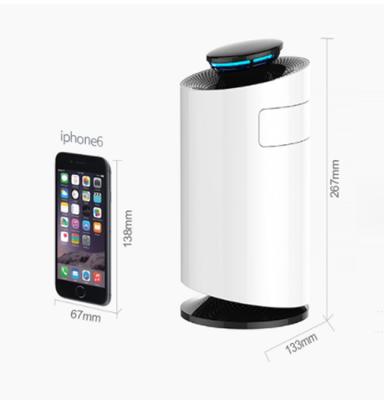 China HOMEFISH 99.9% Smart Mini Air Purifier with H13 HEPA Filter and Mosquito Killer 160x160x268mm for sale
