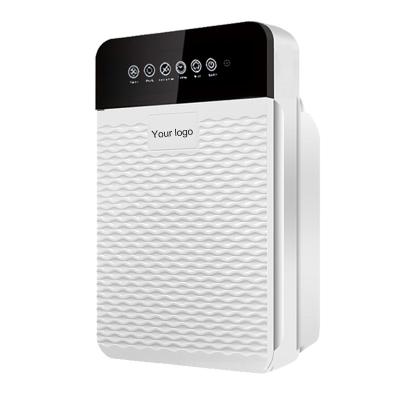 China HOMEFISH Negative Ion UV Air Purifier with HEPA Filter 50Hz for 20-30m² Areas, 222m³/h Air Flow for sale
