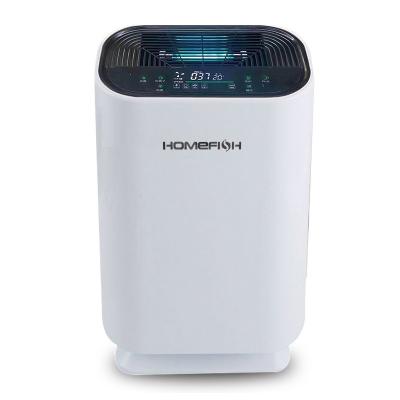 China Homefish UV Air Purifier 180m³/h CADR with Triple Filtration for 30-50m² Areas for sale