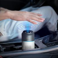 China Car Air Purifier 73x73x172mm Gesture Sensing PM2.5 Sensor Auto Manual Modes for sale